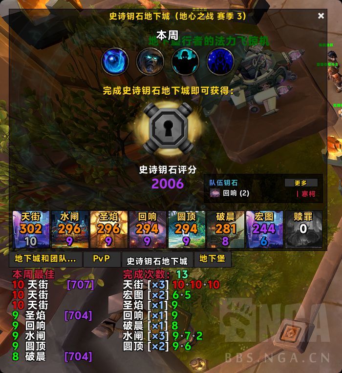 11.2 地心之战S3 大秘境分数&完成记录WA整合 NGA玩家社区