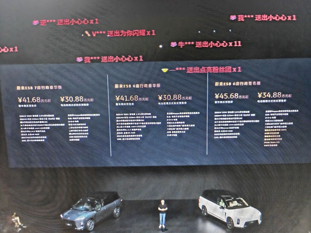 全新ES8 这个预售价叫一声斌神没问题吧 NGA玩家社区