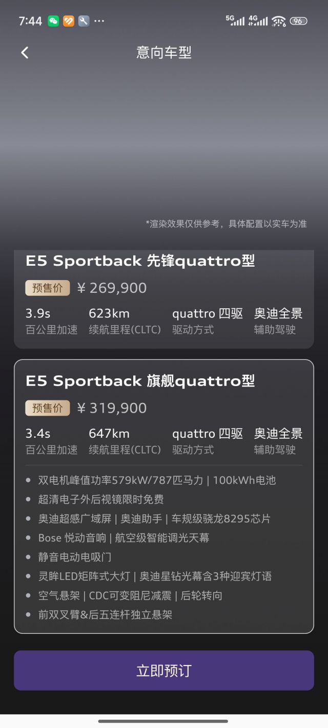 感觉奥迪E5 sportback顶配挺香的 NGA玩家社区