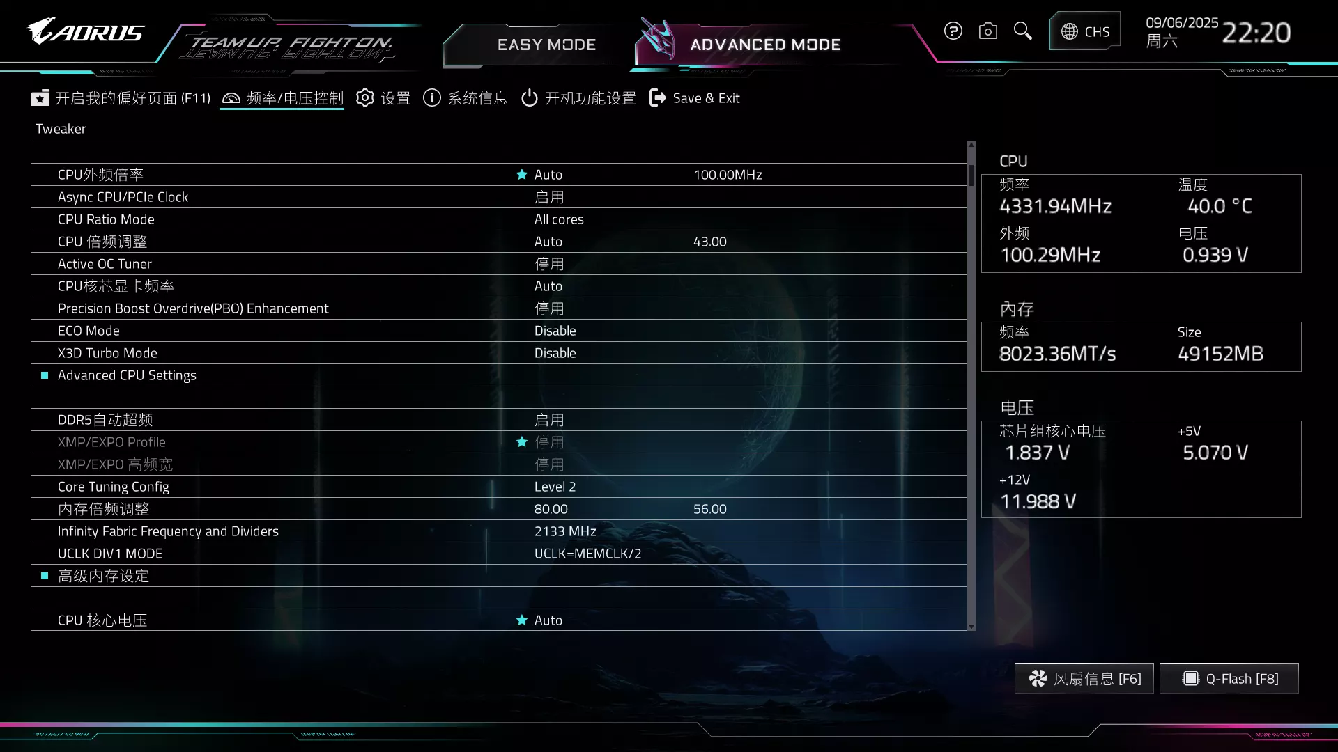 技嘉B650这个AGESA 1.2.0.3f的BIOS开始用的新主题好像还蛮好看的 NGA玩家社区
