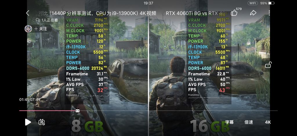 5060这卡8G显存够了，爆显存之前，核心能力先顶不住，谁赞成谁反对？ NGA玩家社区