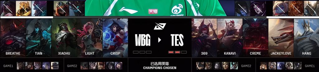 WBG第二把的蓝色方BP是季后赛最灾难的BP了吧 NGA玩家社区