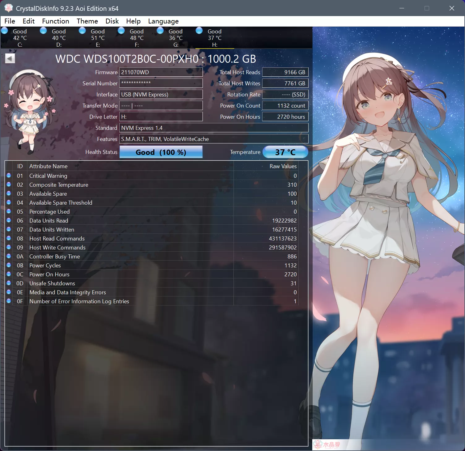 [ROLL/已开奖] 送两个老旧闲置1T SSD(西数SN550、铠侠RC10)(已开奖) NGA玩家社区