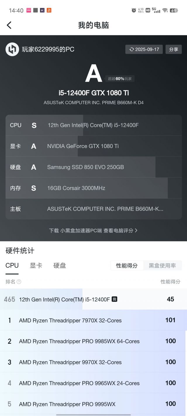 12400f 加1080ti整机出最好芜湖自提 NGA玩家社区