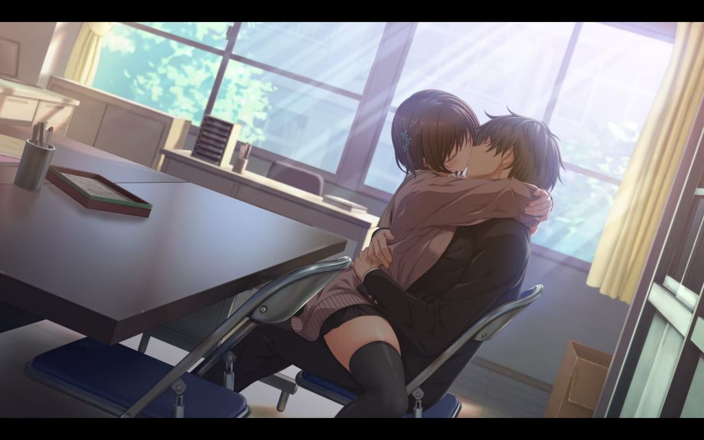 海豹社，紫社，柚子社的新作吻戏cg对比 178