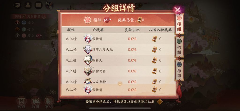 蛇帝须全分到先天劣势的樱组去了 178