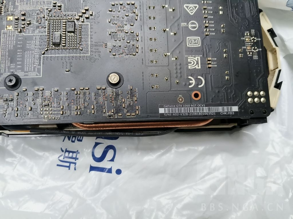 [电脑硬件] 微星N卡 1060 6g显卡，双风扇，500 NGA玩家社区
