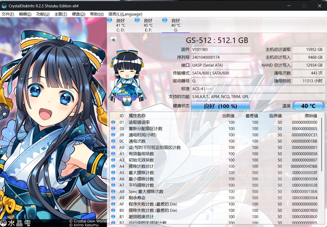 出一块固德佳512g的sata固态 NGA玩家社区