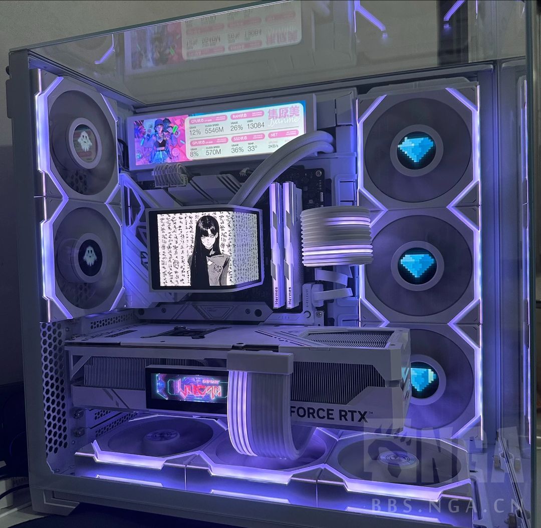 求助，龙影二代配联力o11 compact风扇该怎么进风出风？ NGA玩家社区