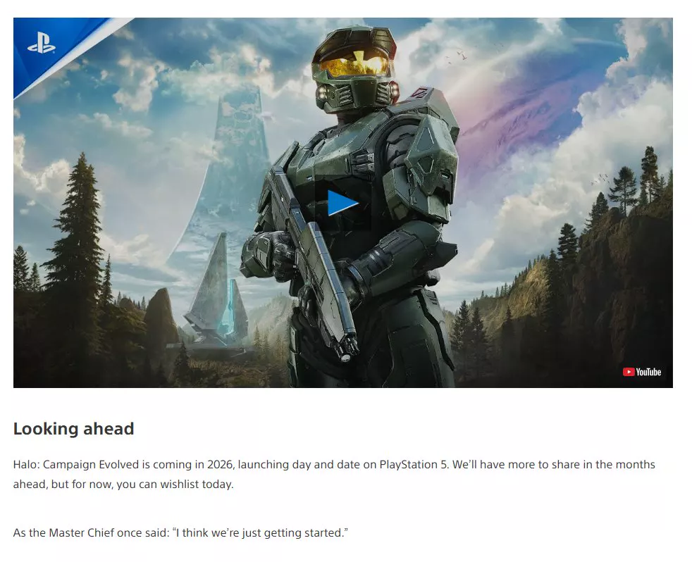 光环初代重制版将登录ps5 NGA玩家社区