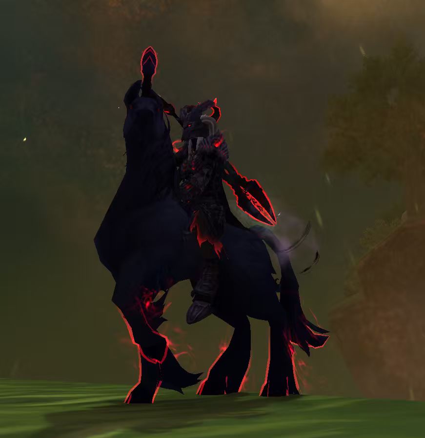 有没有类似这种的杂色少一点的带坐骑的幻化 NGA玩家社区