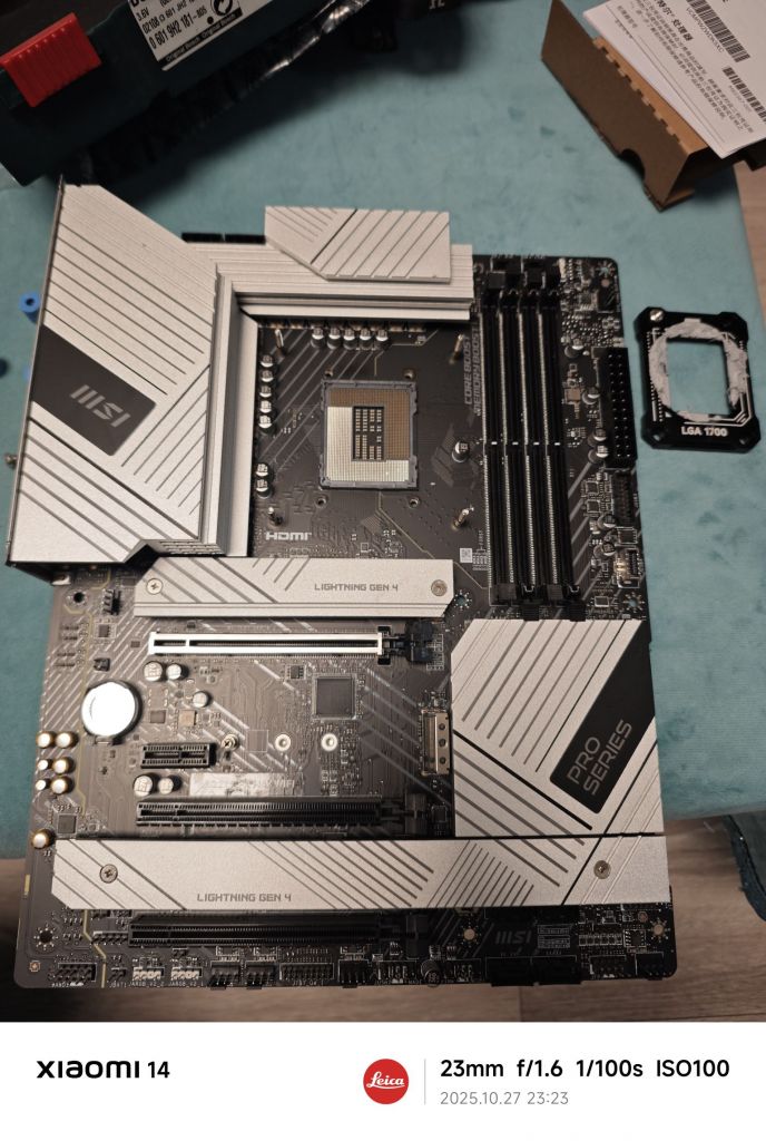 出 微星z790-a max wifi 99新在保箱说全 NGA玩家社区