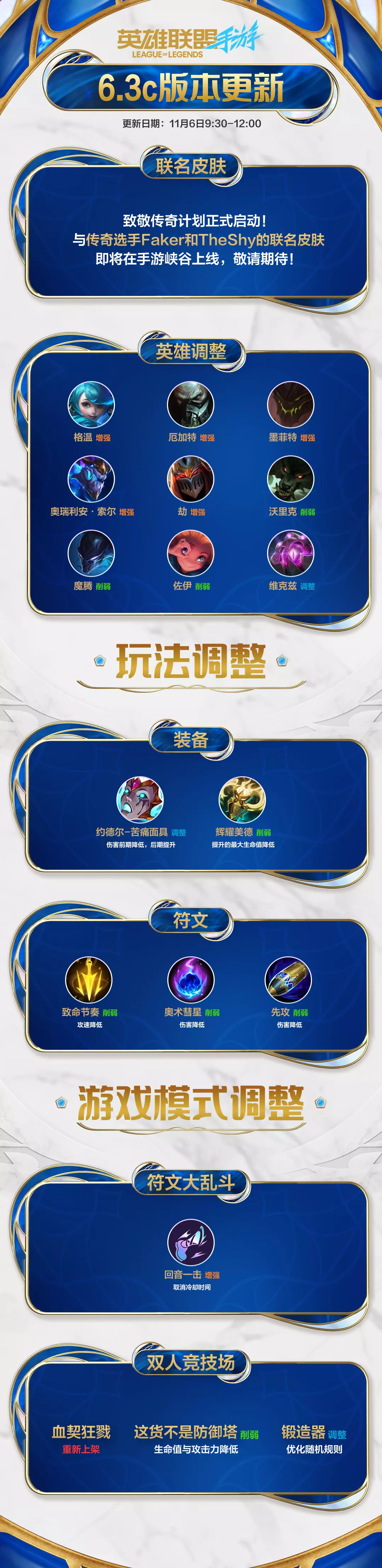 [公告]6.3c版本更新及平衡性调整公告 NGA玩家社区