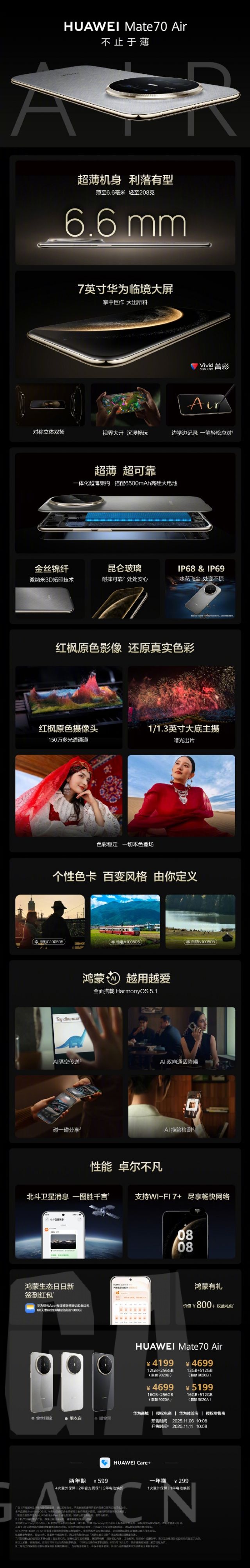 mate70 air的详细信息出来了，4199起 NGA玩家社区