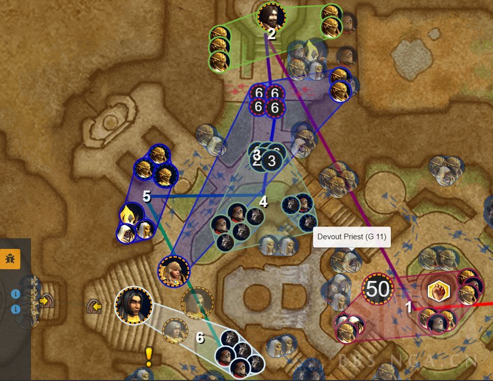 来几个18修道院的集合石路线 NGA玩家社区